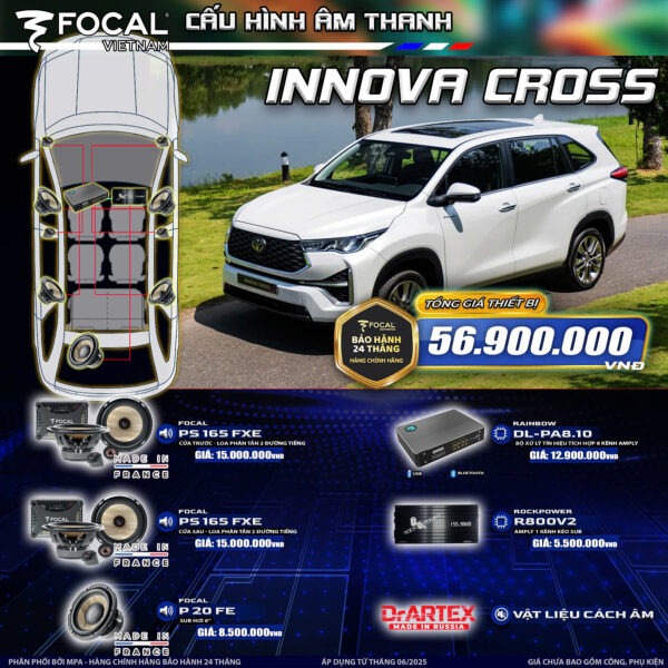 Nâng Cấp Âm Thanh Cho Innova Cross 2024 Với Thương Hiệu Focal | AUTOBIS ...